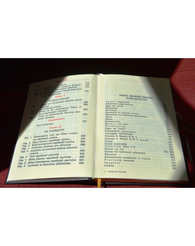 Collectio Rituum 1963 - przedsoborowy rytuał z adaptacjami dla Kościoła ...